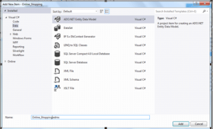 ASP.NET MVC Shopping Cart with C#, EF, SQL Server-Part1 - Web Development Tutorial