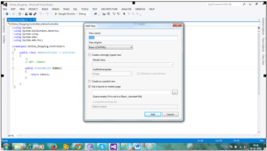ASP.NET MVC Shopping Cart with C#, EF, SQL Server-Part1 - Web Development Tutorial